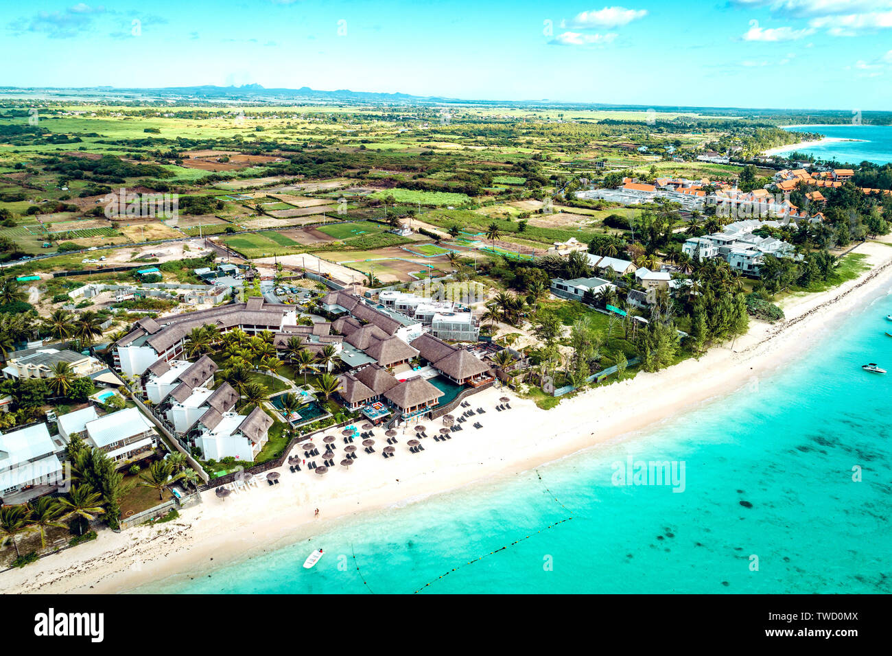 Beach belle mare island mauritius hi-res stock photography and images ...