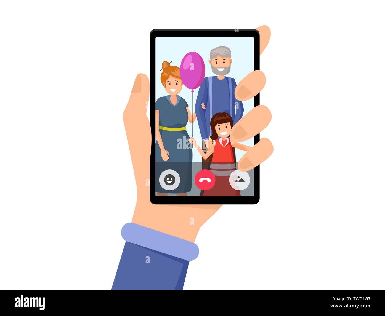 Conversation girl and man Stock Vector Images - Alamy