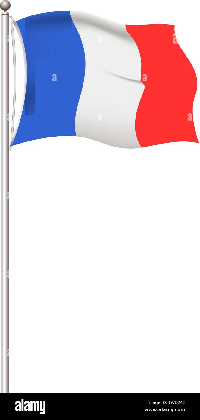 World flags. Country national flag post transparent background. France ...