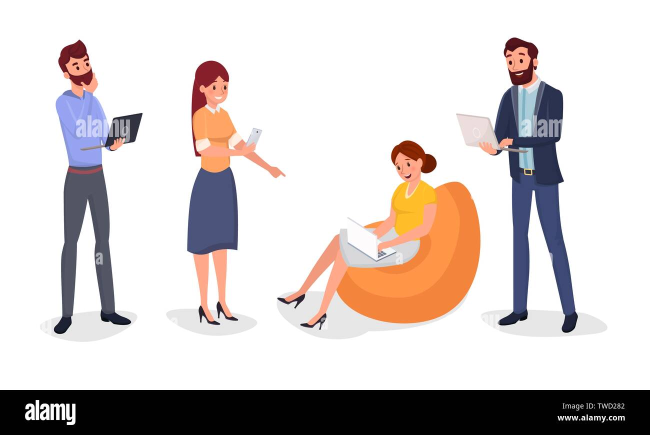 Business lounge working Stock Vector Images - Alamy