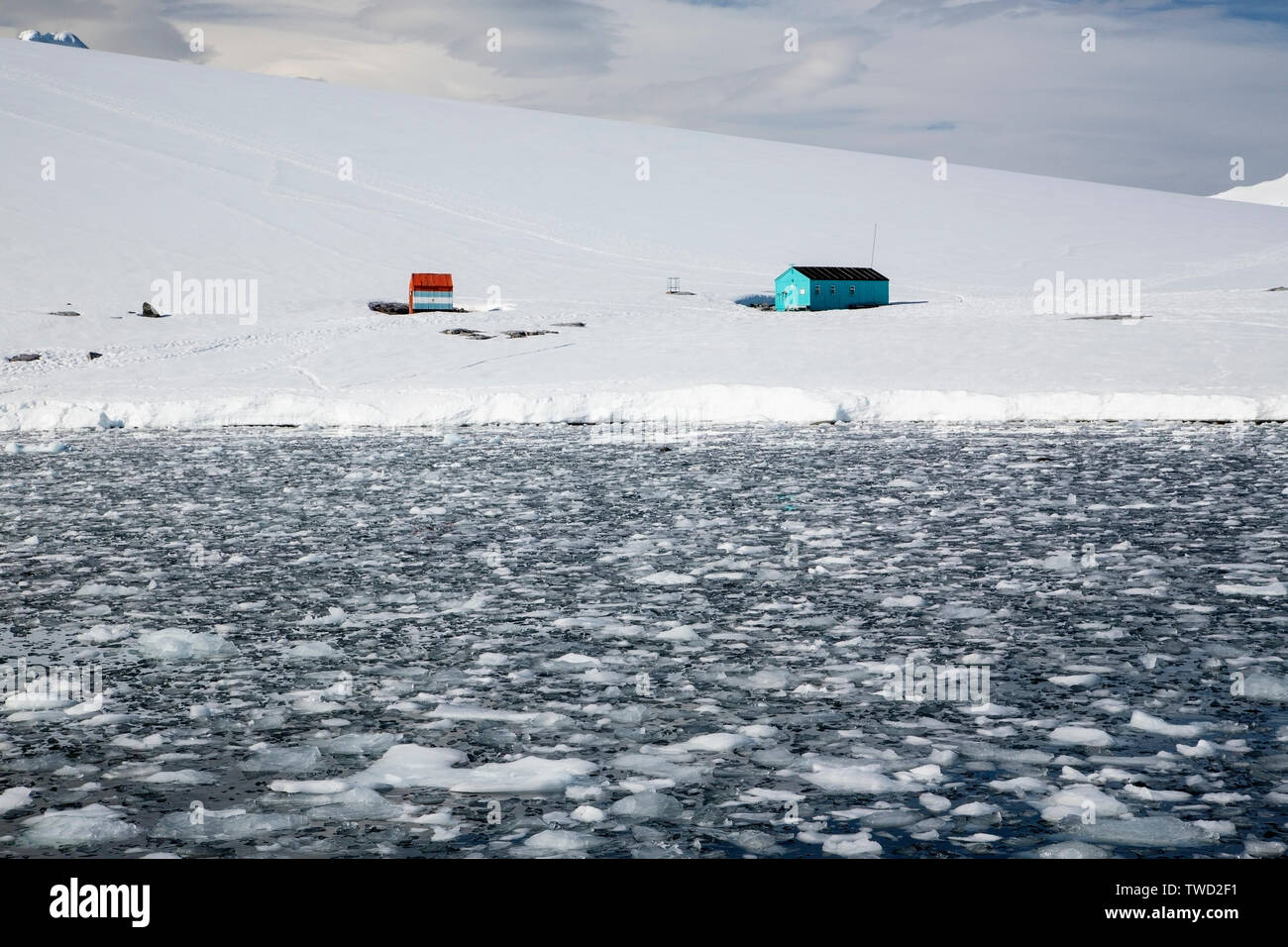 British and Argentine research huts, Damoy Point, Antarctica 25 January ...