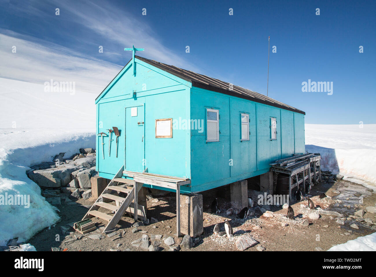 Scientific hut, Damoy Point, Antarctica 25 January 2019 Stock Photo - Alamy