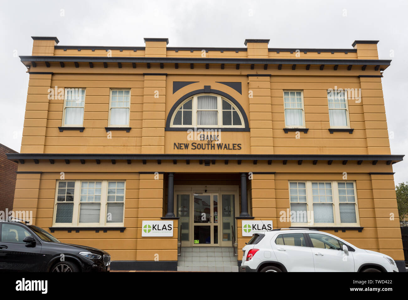 Beautiful facade of a classical architecture rendered building, in ...