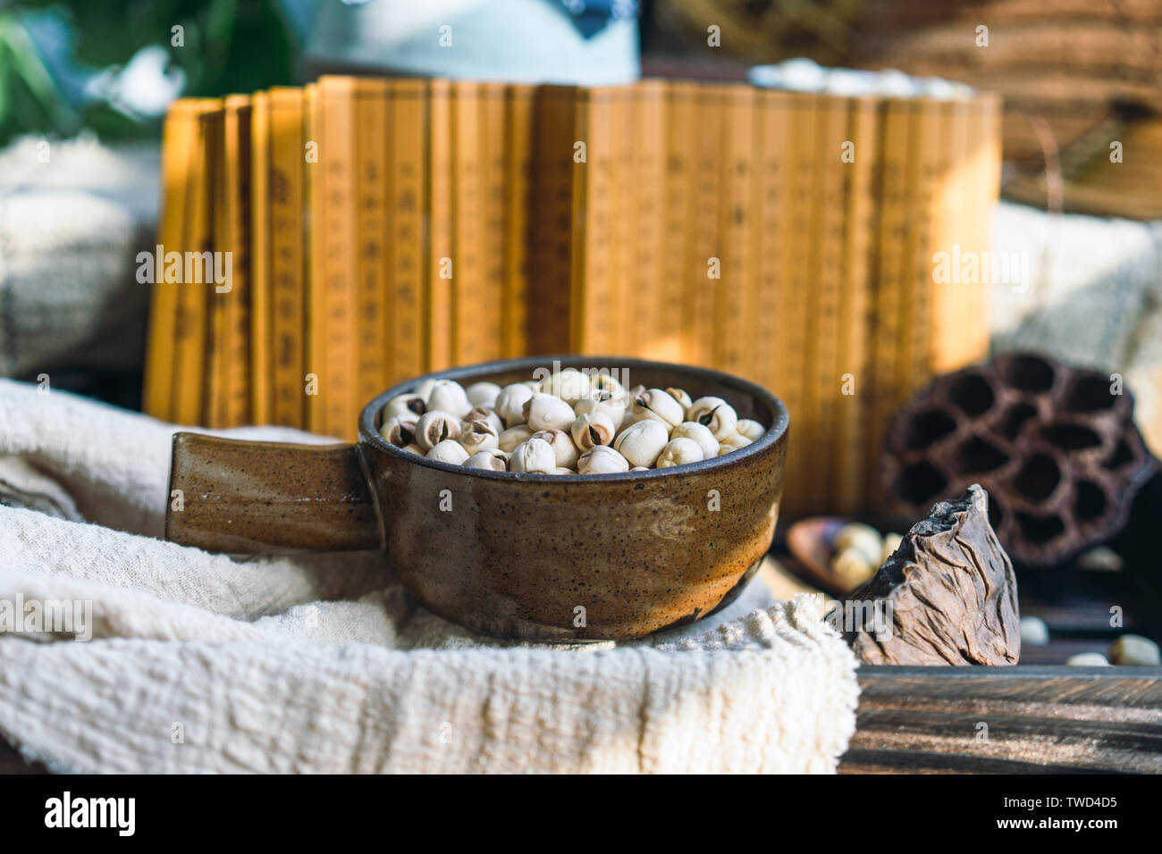 A fragrant wild lotus seed Stock Photo - Alamy