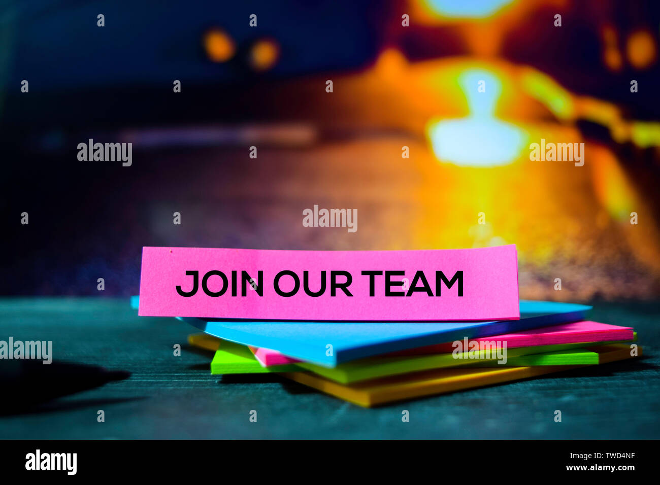 Join our team handwritten hi-res stock photography and images - Alamy