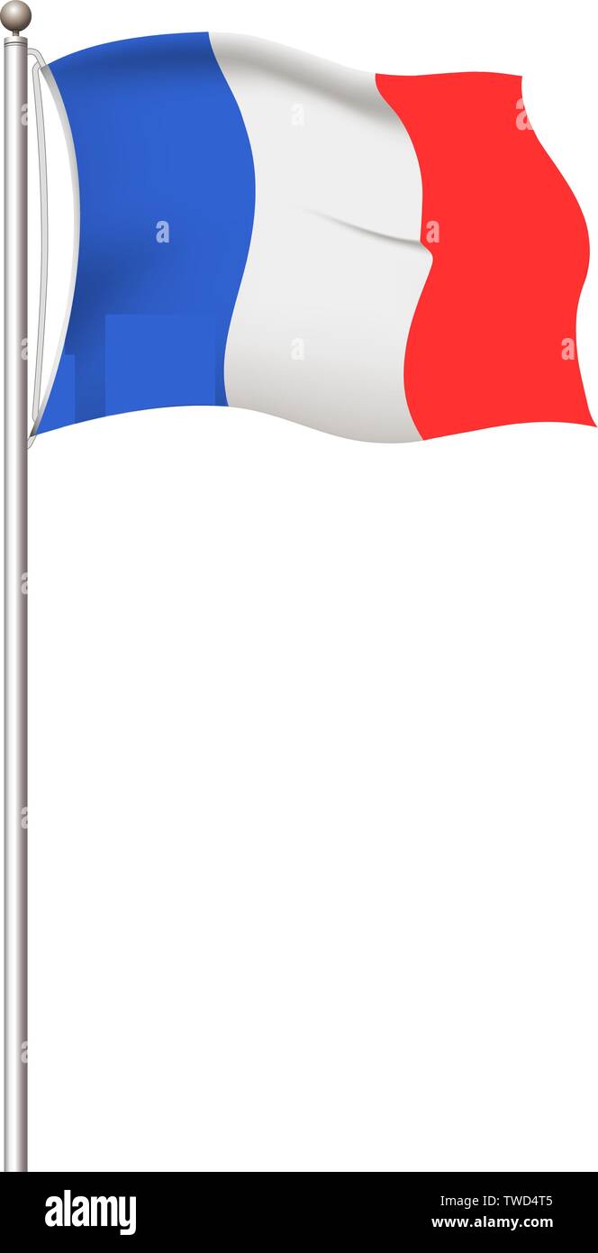 World flags. Country national flag post transparent background. France ...