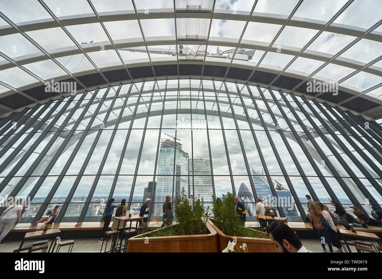 The Sky Garden at 20 Fenchurch Street is a unique public space that ...