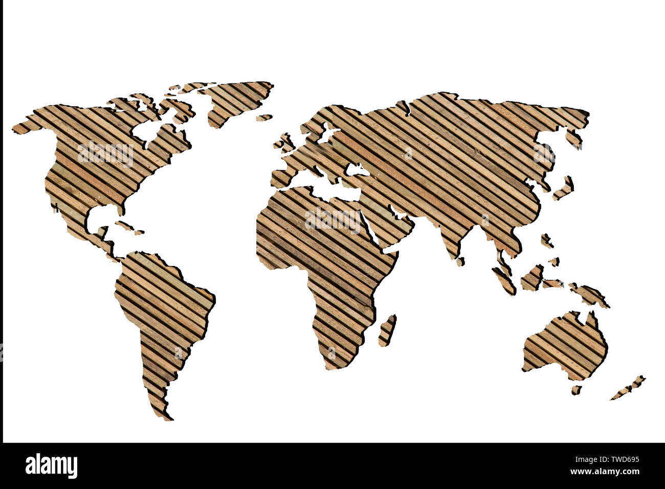 Roughly sketched out world map as global business concepts Stock Photo ...