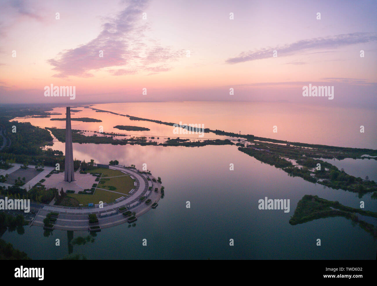 Monument to the Battle of the River Stock Photo - Alamy