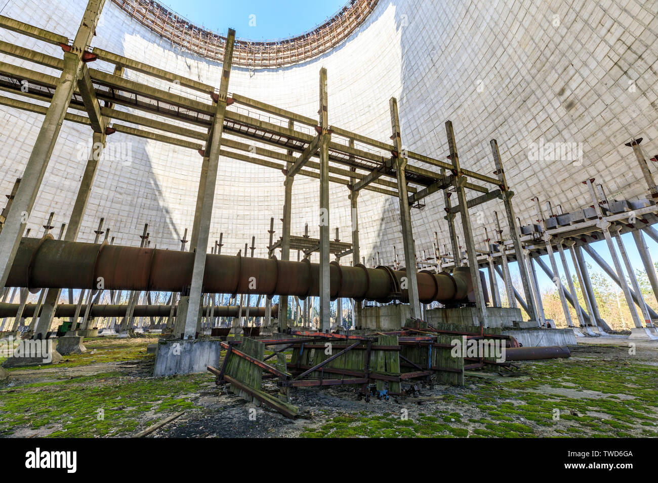 Cooling Tower Chernobyl Reactor 4