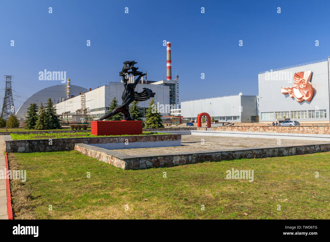 Chernobyl statue hi-res stock photography and images - Alamy