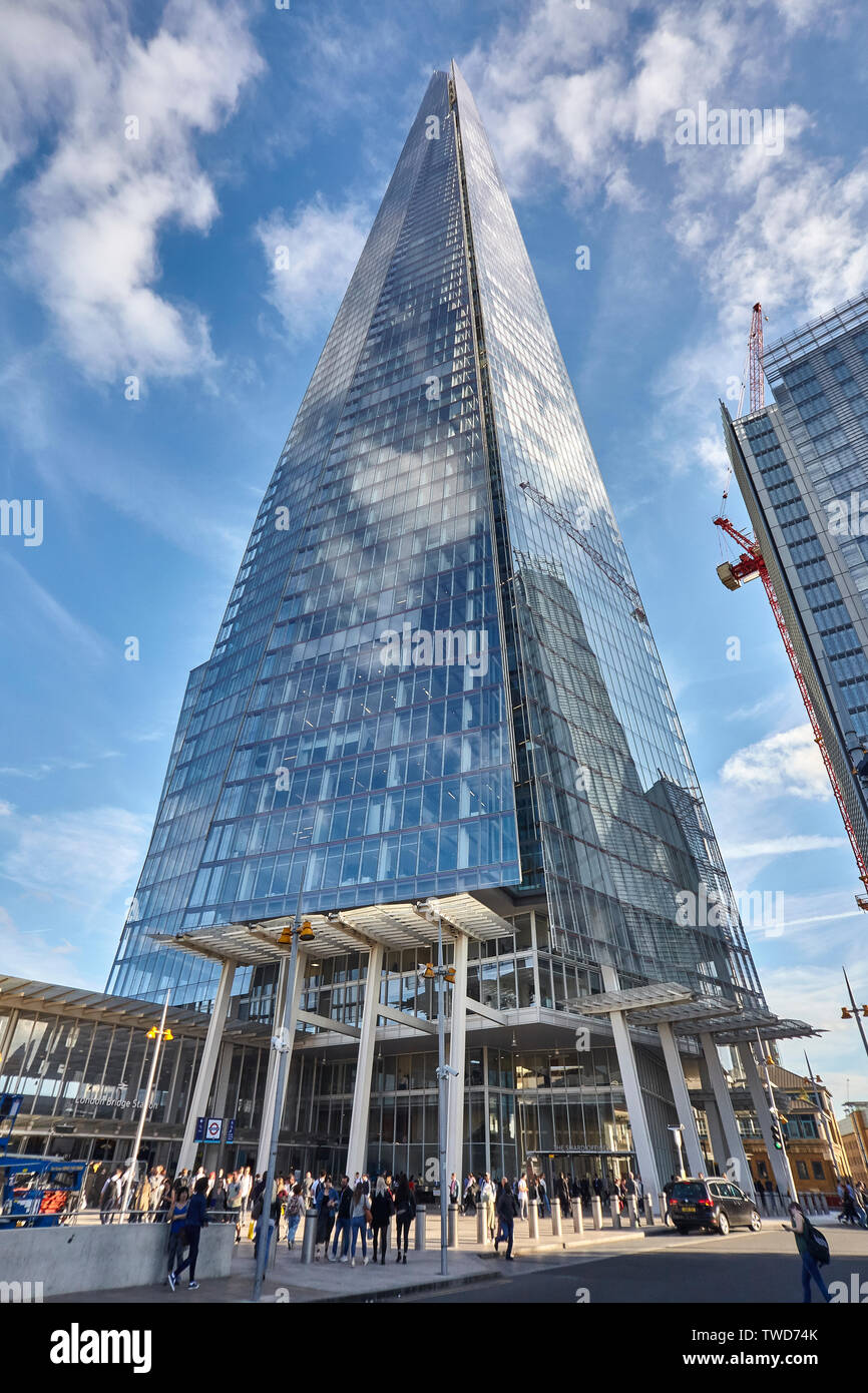 The Shard, also referred to as the Shard of Glass, Shard London Bridge ...