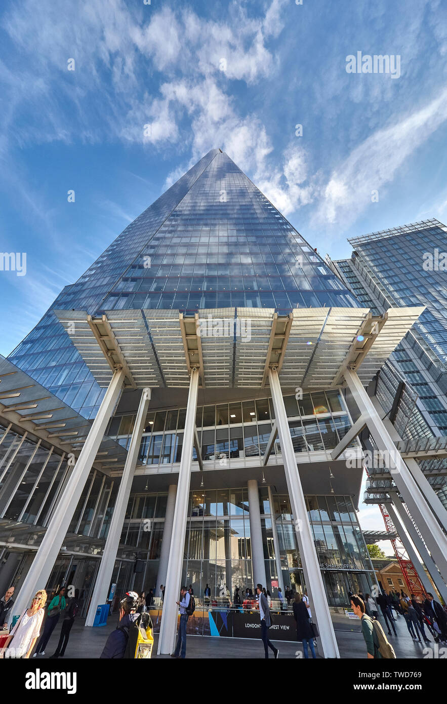 The Shard, also referred to as the Shard of Glass, Shard London Bridge ...