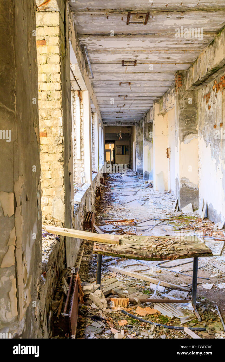 Chernobyl corridor hi-res stock photography and images - Alamy