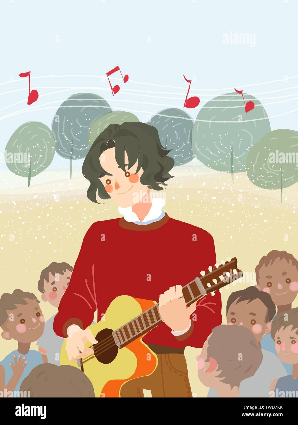 Draw the picture Stock Photo - Alamy