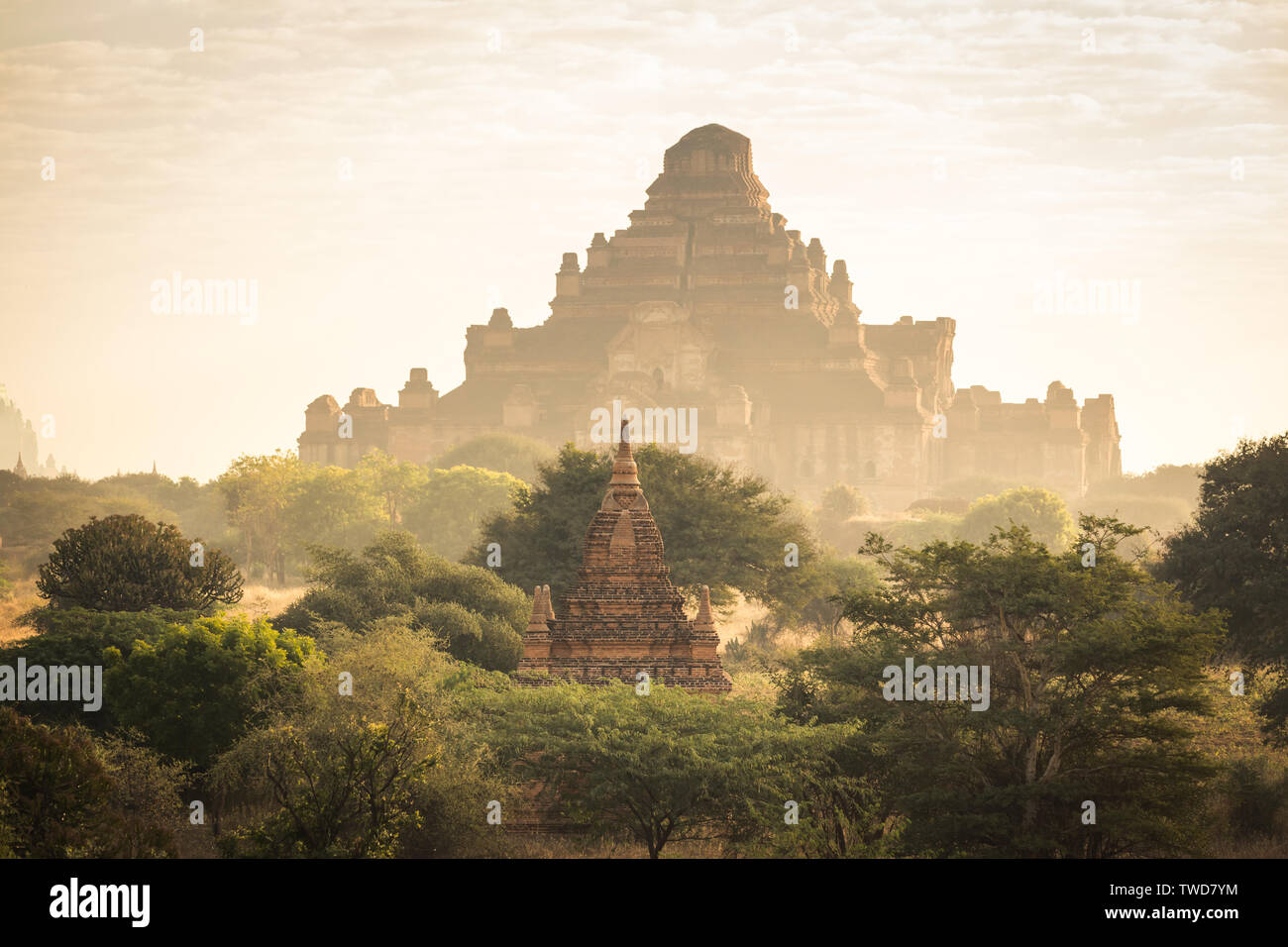 Landscape of Pagan pagoda, Myanmar Stock Photo - Alamy