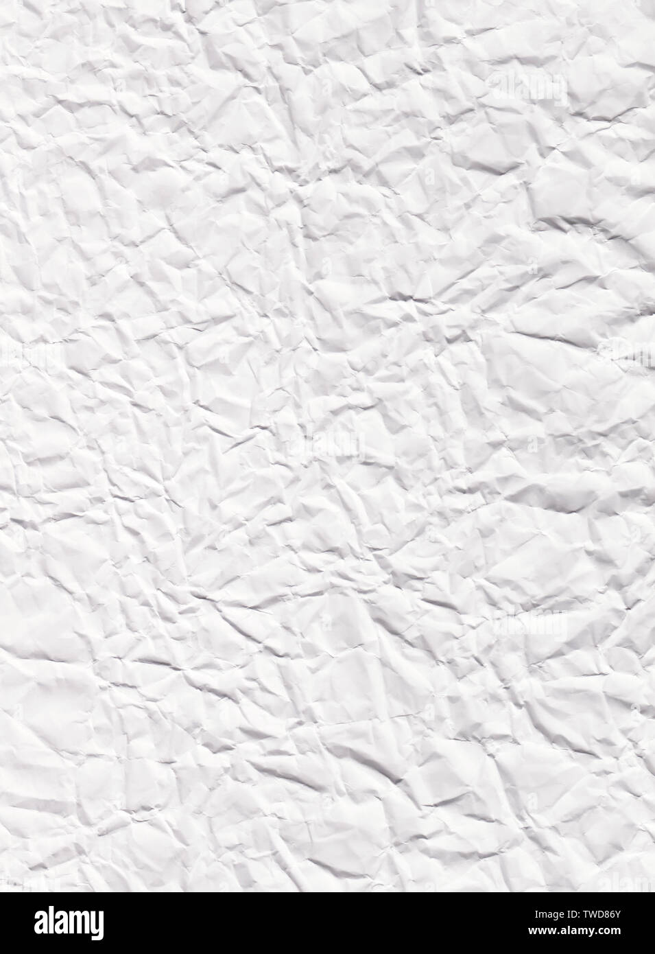 Crumpled Wrinkled White Paper Texture Pattern Stock Photo - Alamy