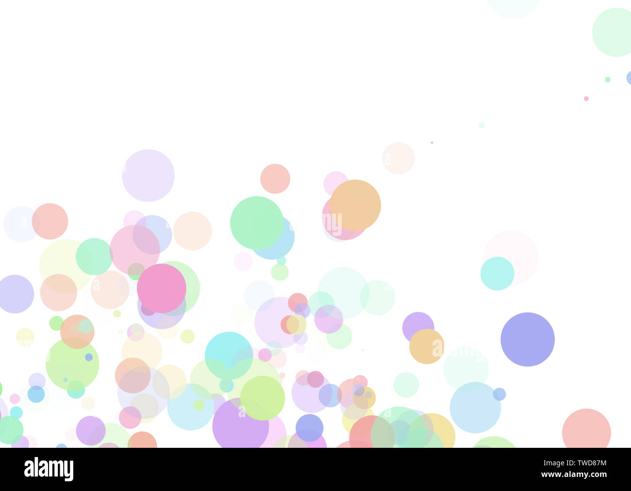 Color polka dot background material Stock Photo - Alamy