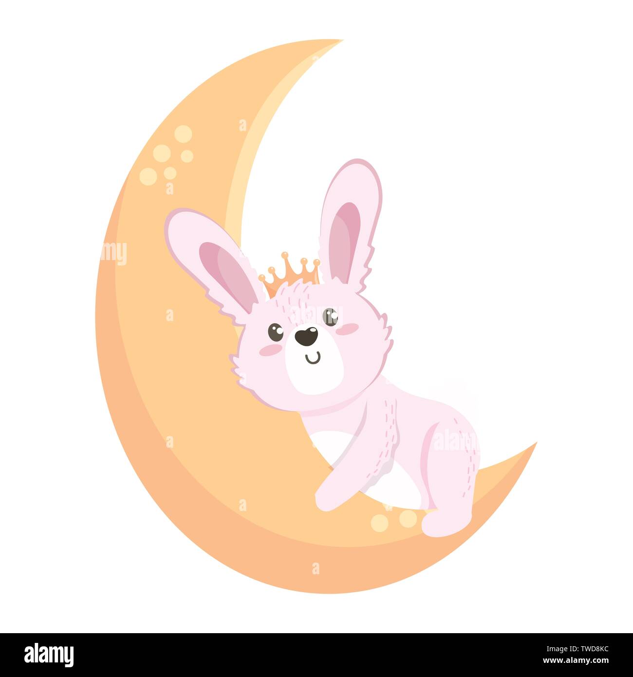 Rabbit cartoon design, Animal cute zoo life nature and fauna theme ...