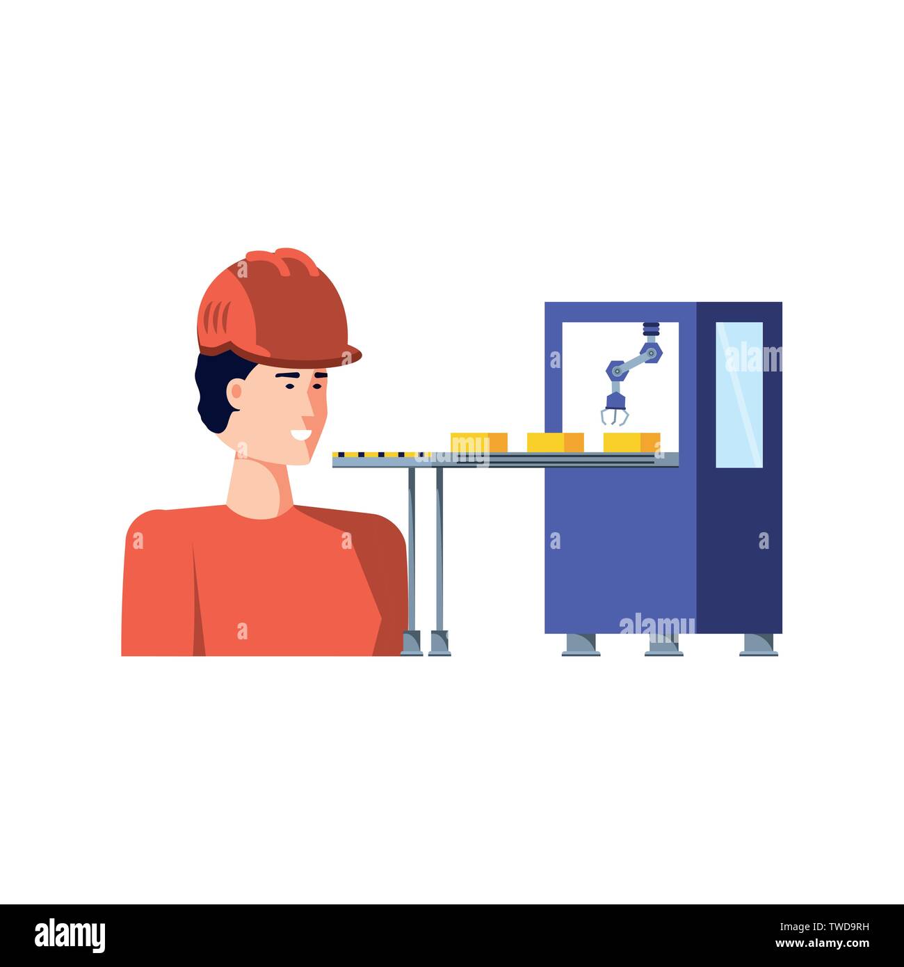 Worker design, Working occupation person job corporate employee and ...