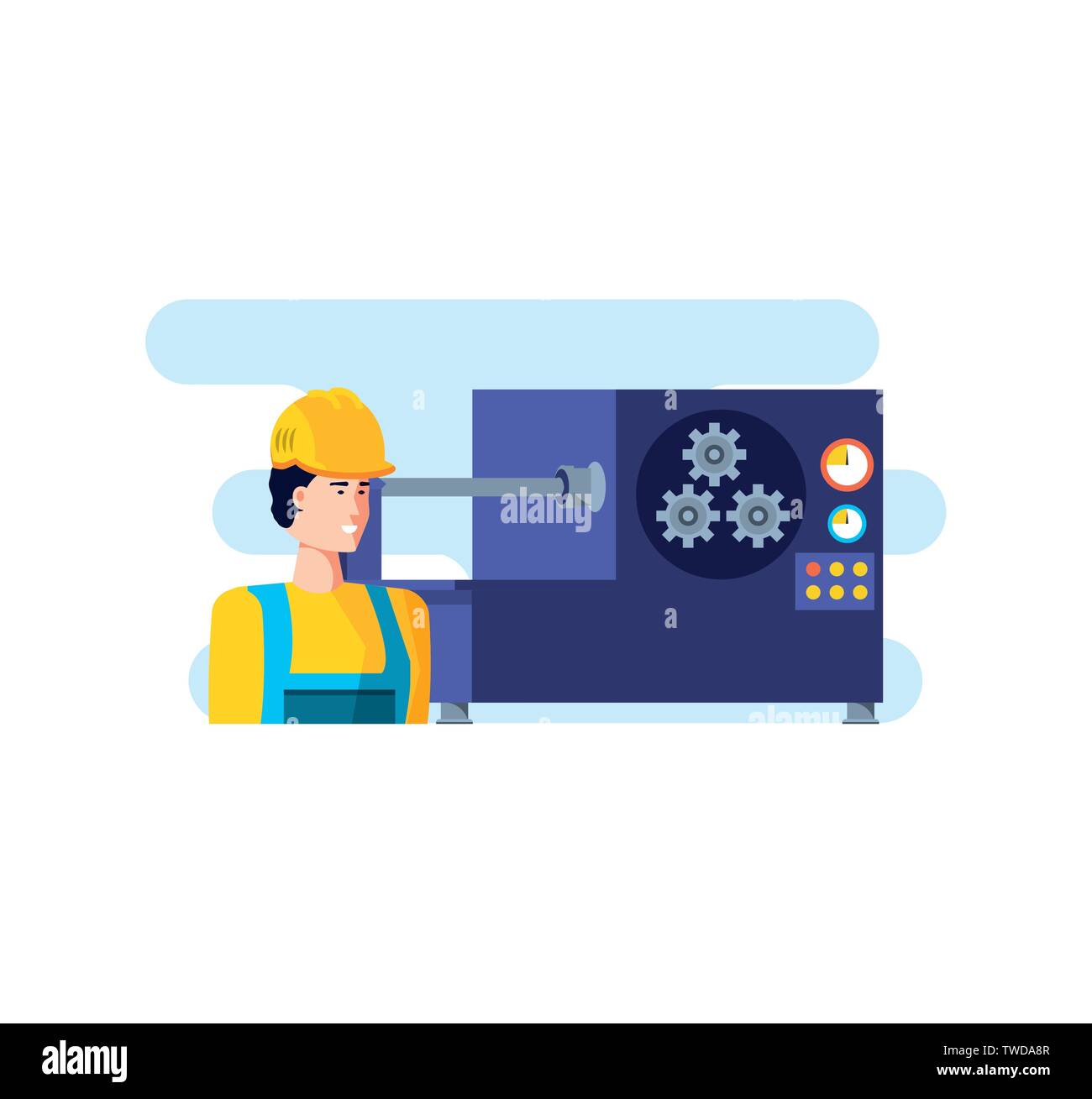 Worker design, Working occupation person job corporate employee and ...