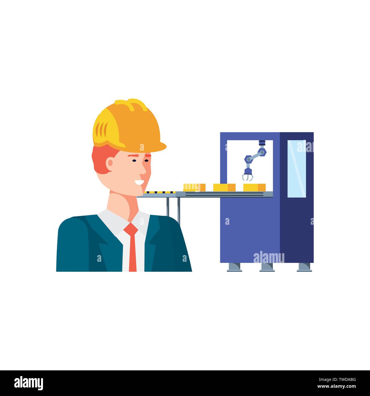 Worker design, Working occupation person job corporate employee and ...