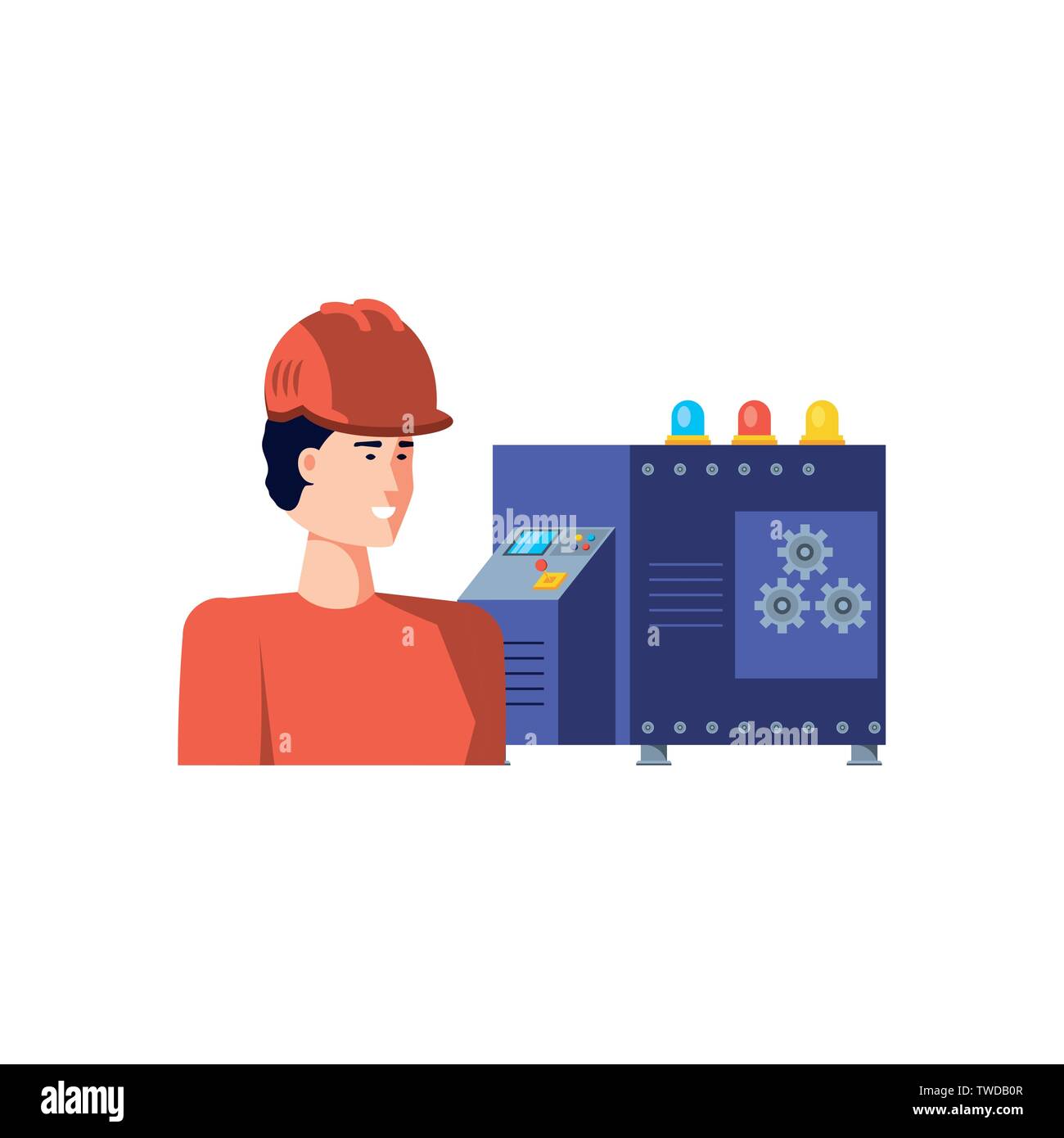 Worker design, Working occupation person job corporate employee and ...