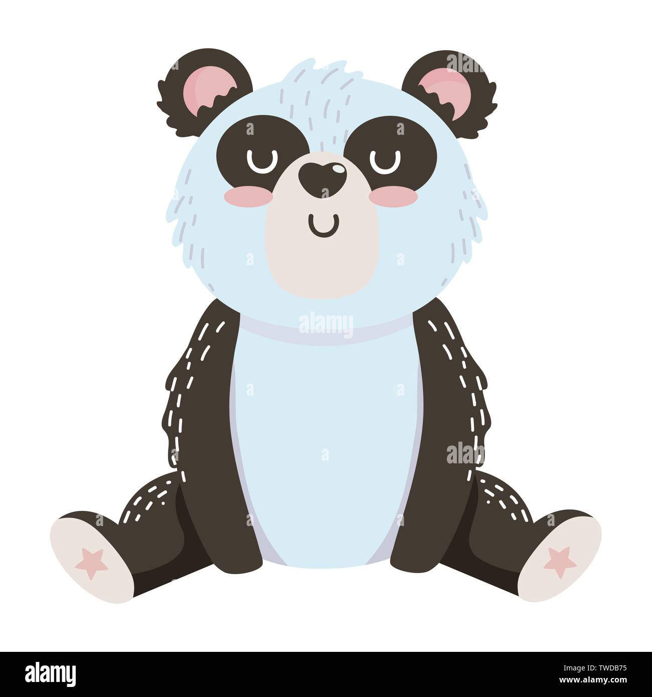 Panda cartoon design, Animal cute zoo life nature and fauna theme ...