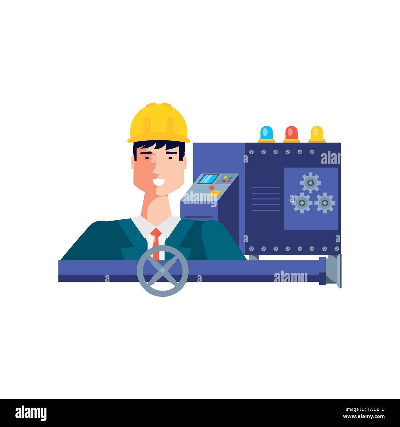 Worker design, Working occupation person job corporate employee and ...