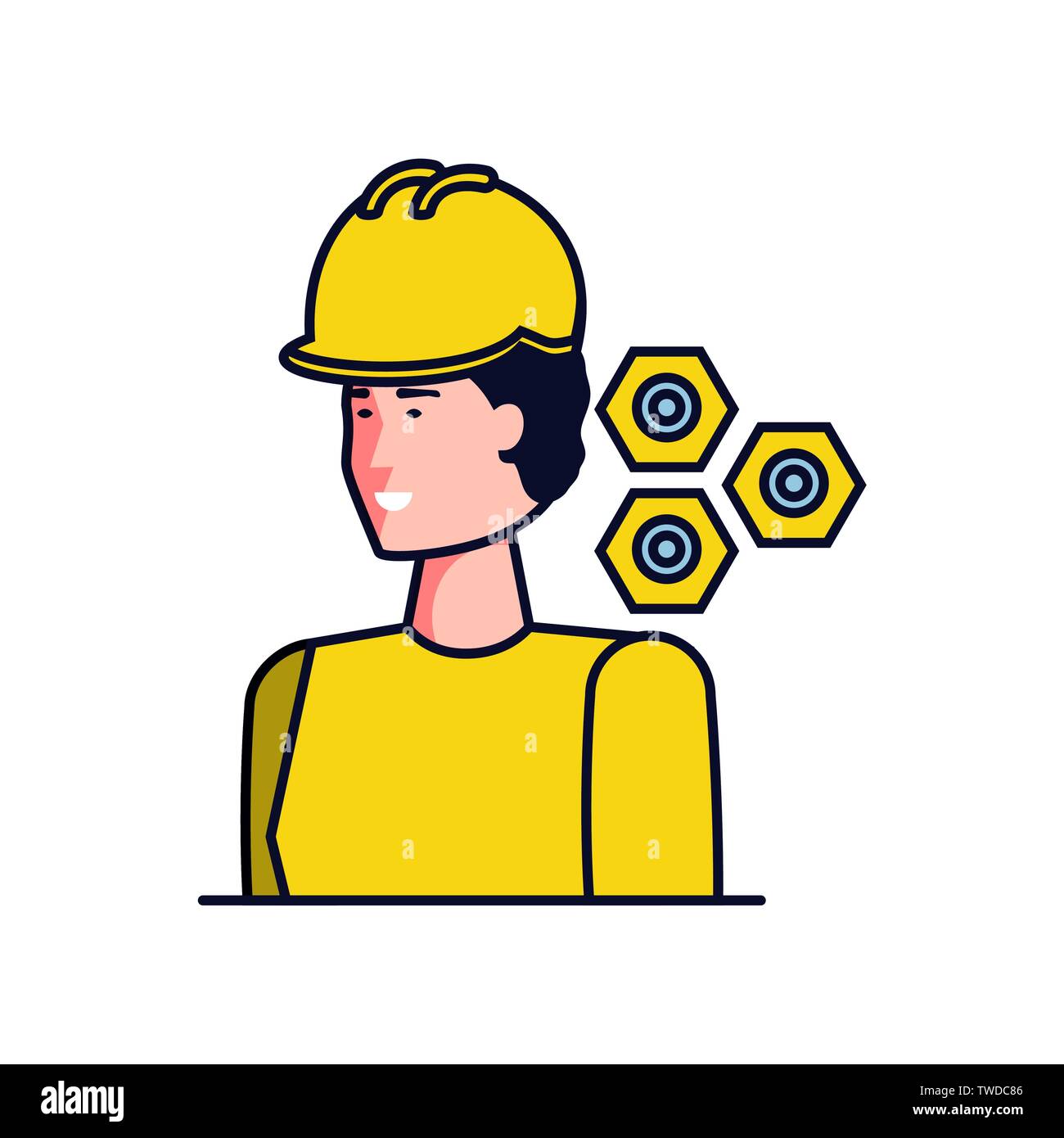 Worker design, Working occupation person job corporate employee and ...