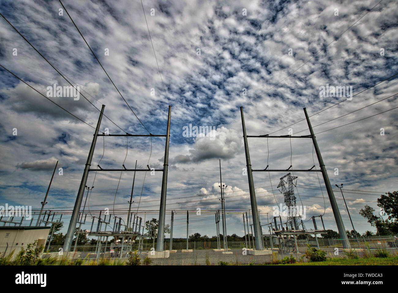 UNITED STATES - August 31, 2017: The new Panda Power plant is now up ...