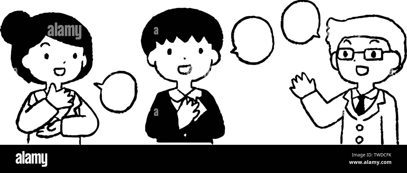 Here is an illustration of a company employee discussing Stock Vector ...