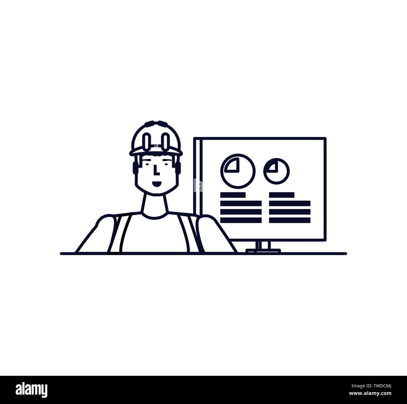 Worker design, Working occupation person job corporate employee and ...