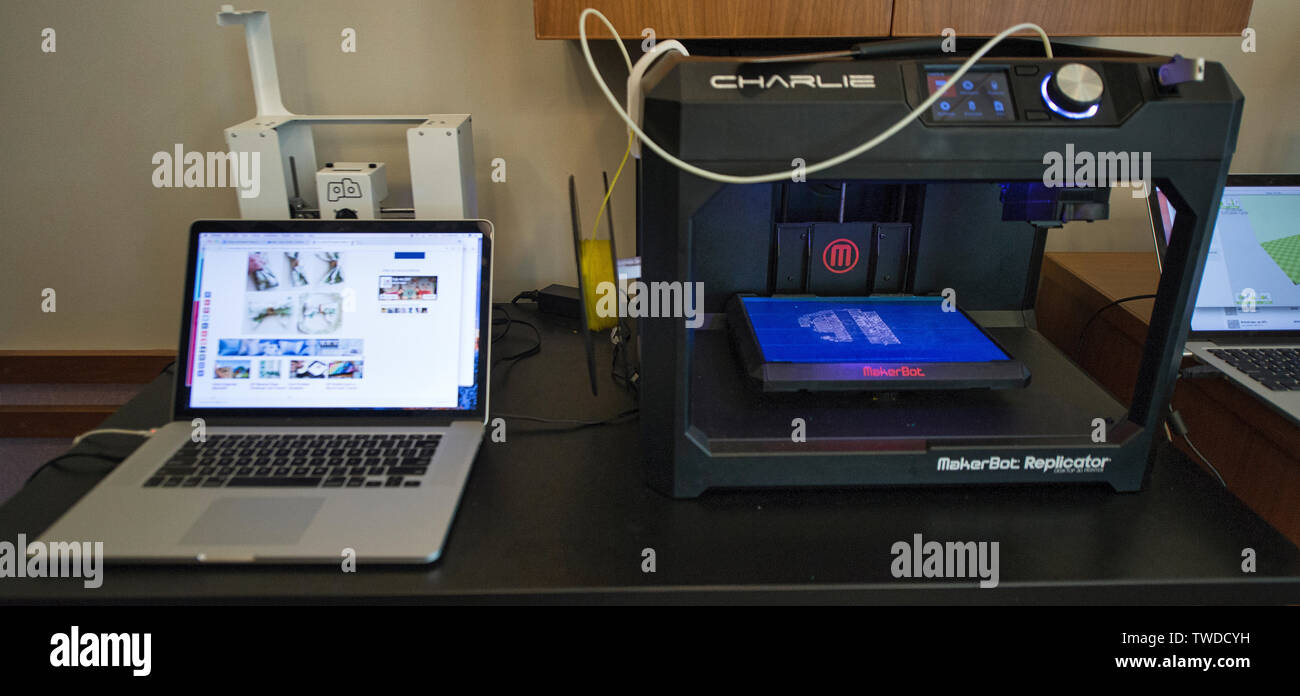 UNITED STATES - August 31, 2017: The new Gum Springs Library is a great ...