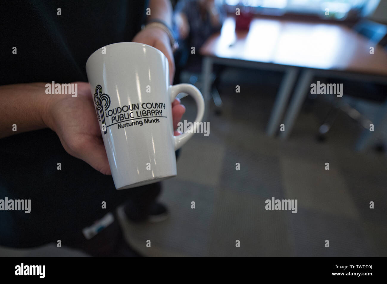UNITED STATES - August 31, 2017: The new Gum Springs Library is a great ...