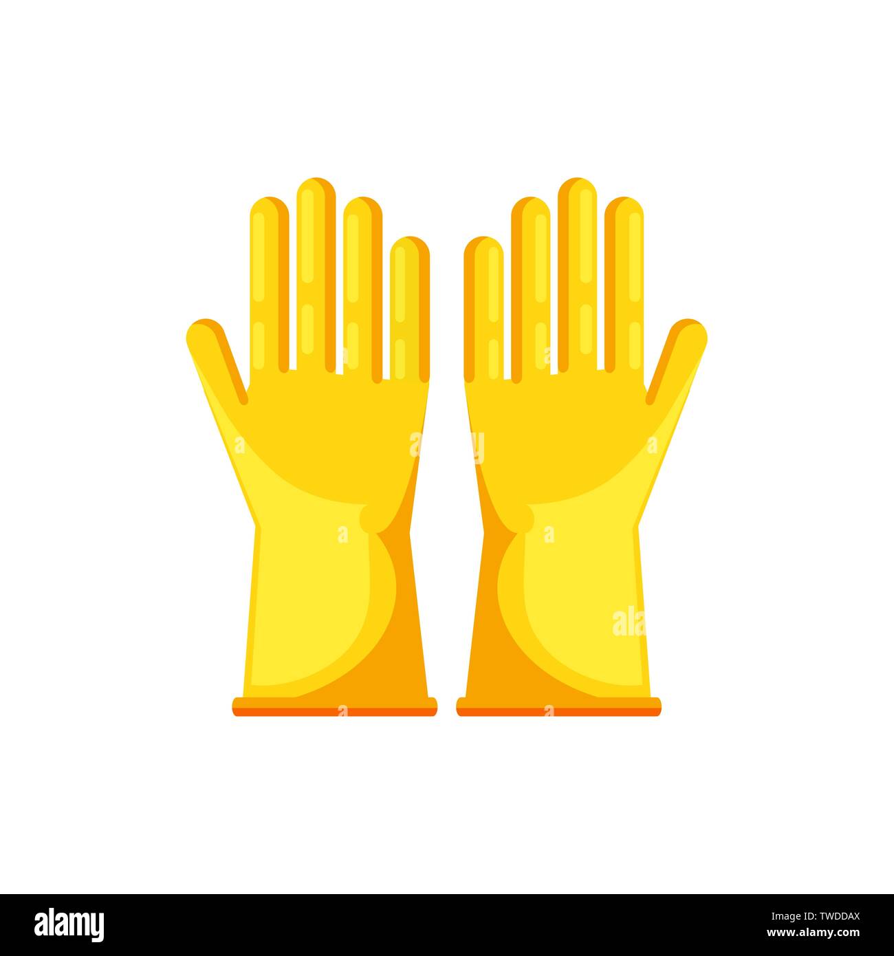 Cleaning gloves design, Object home work hygiene equipment domestic and ...