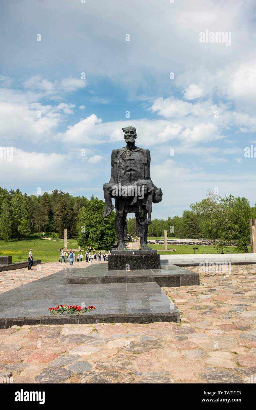 The Khatyn Memorial Complex, Khatyn village, Belarus Stock Photo - Alamy