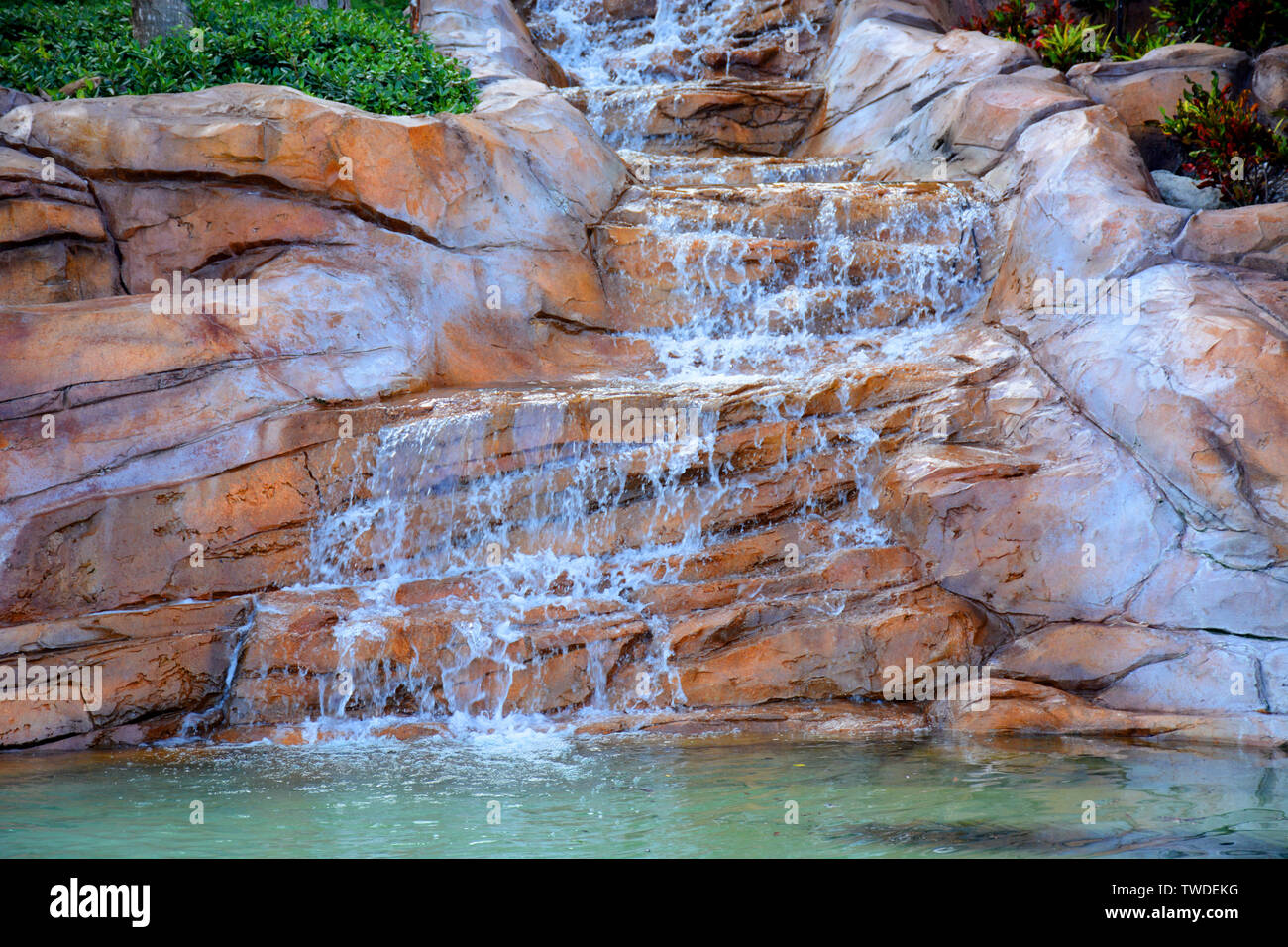 Artificial waterfalls hi-res stock photography and images - Alamy