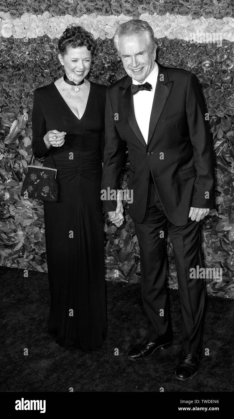 New York, NY - June 09, 2019: Annette Bening and Warren Beatty attend ...