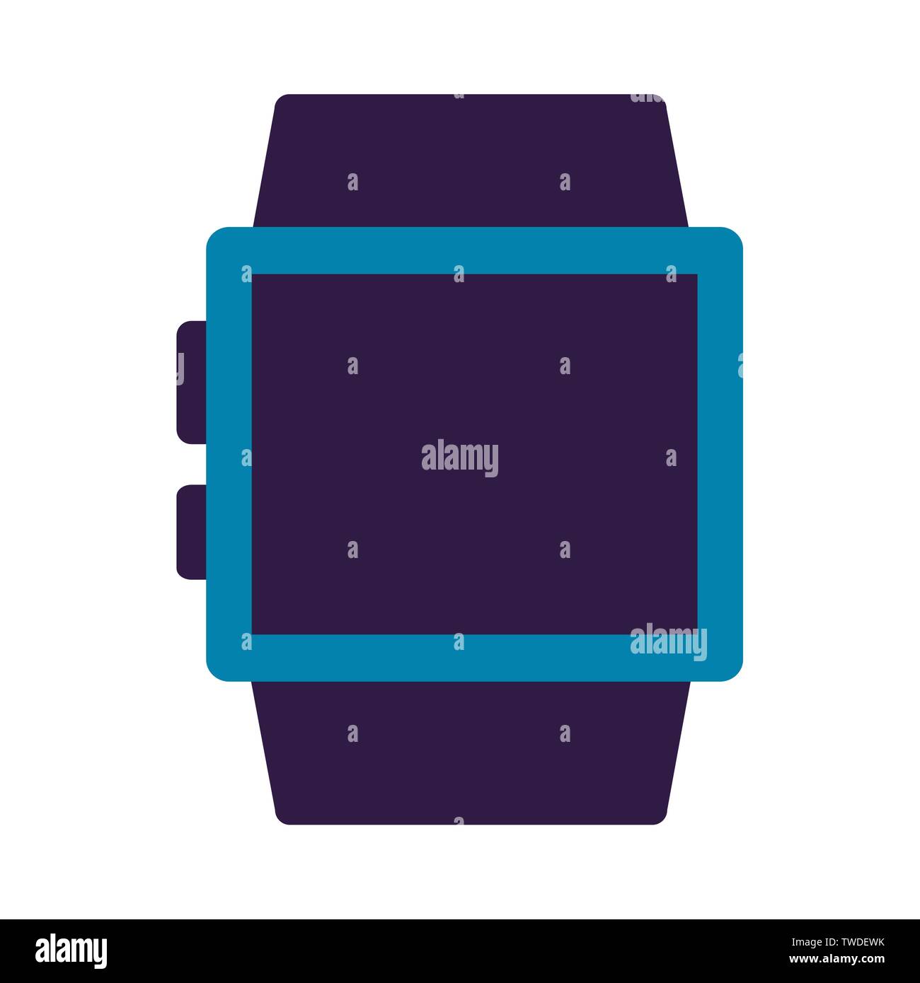 smart watch on white background vector illustration Stock Vector Image ...