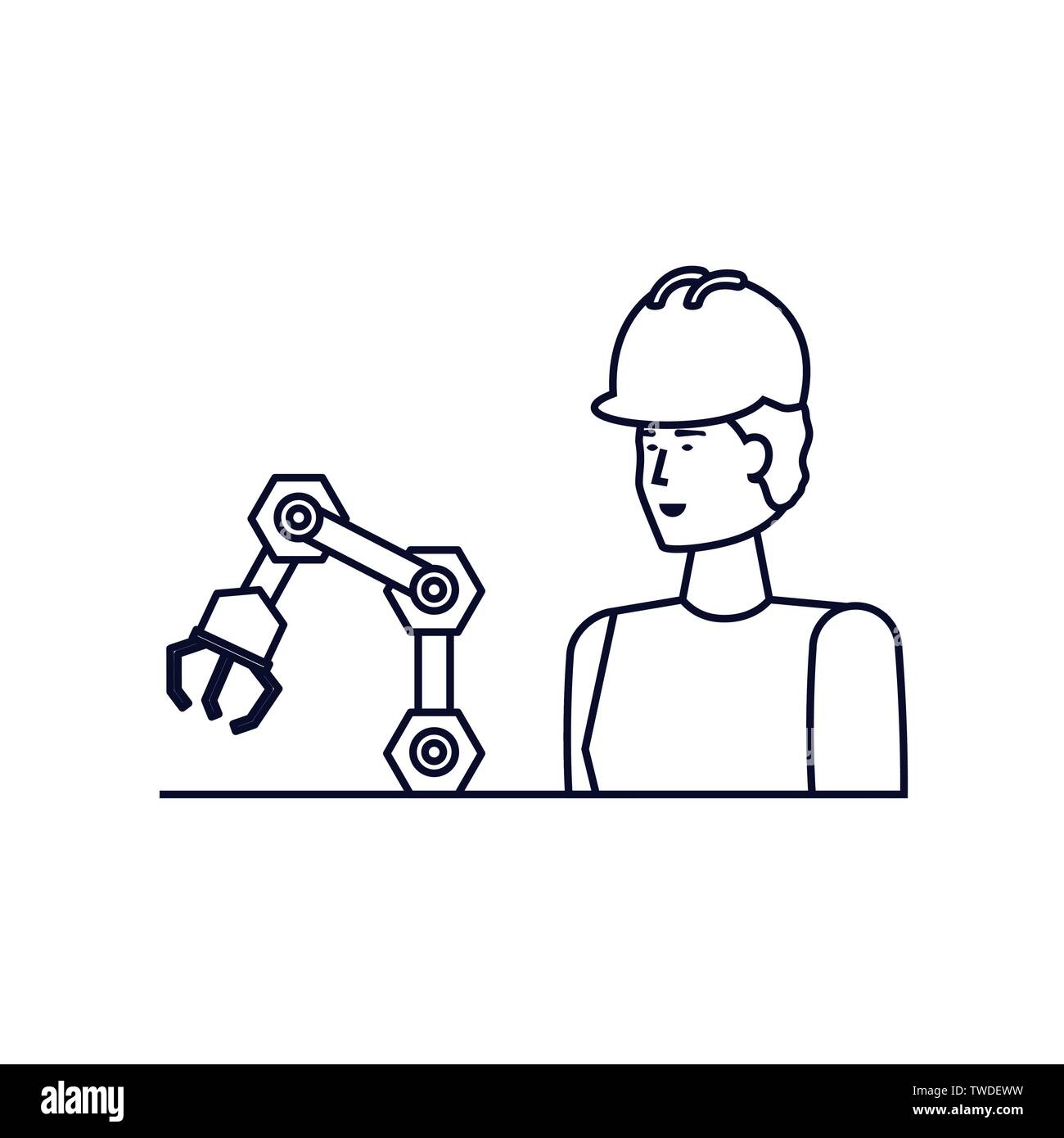 Worker design, Working occupation person job corporate employee and ...