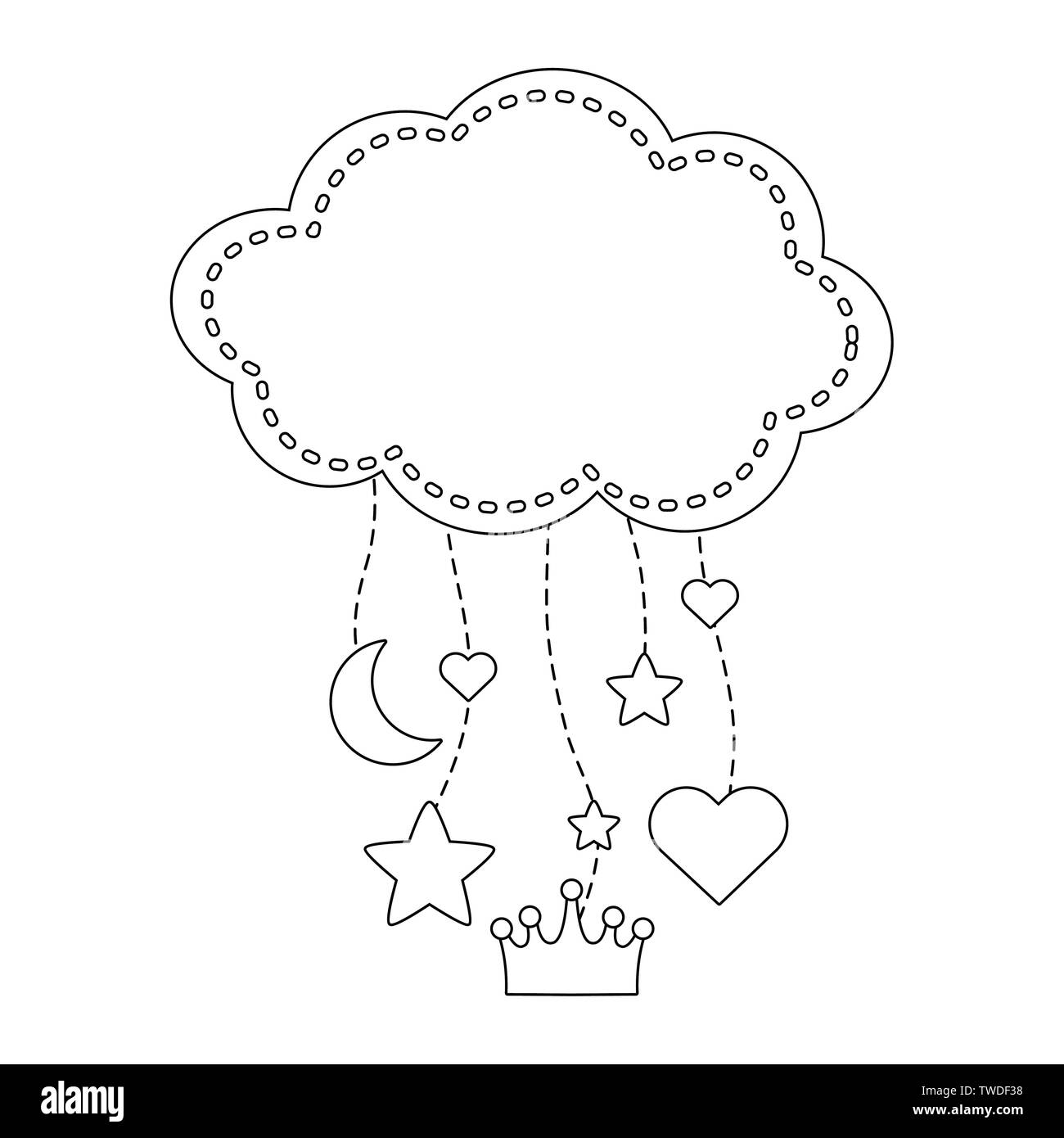 Baby symbol design, Childhood infant birth decoration present little ...