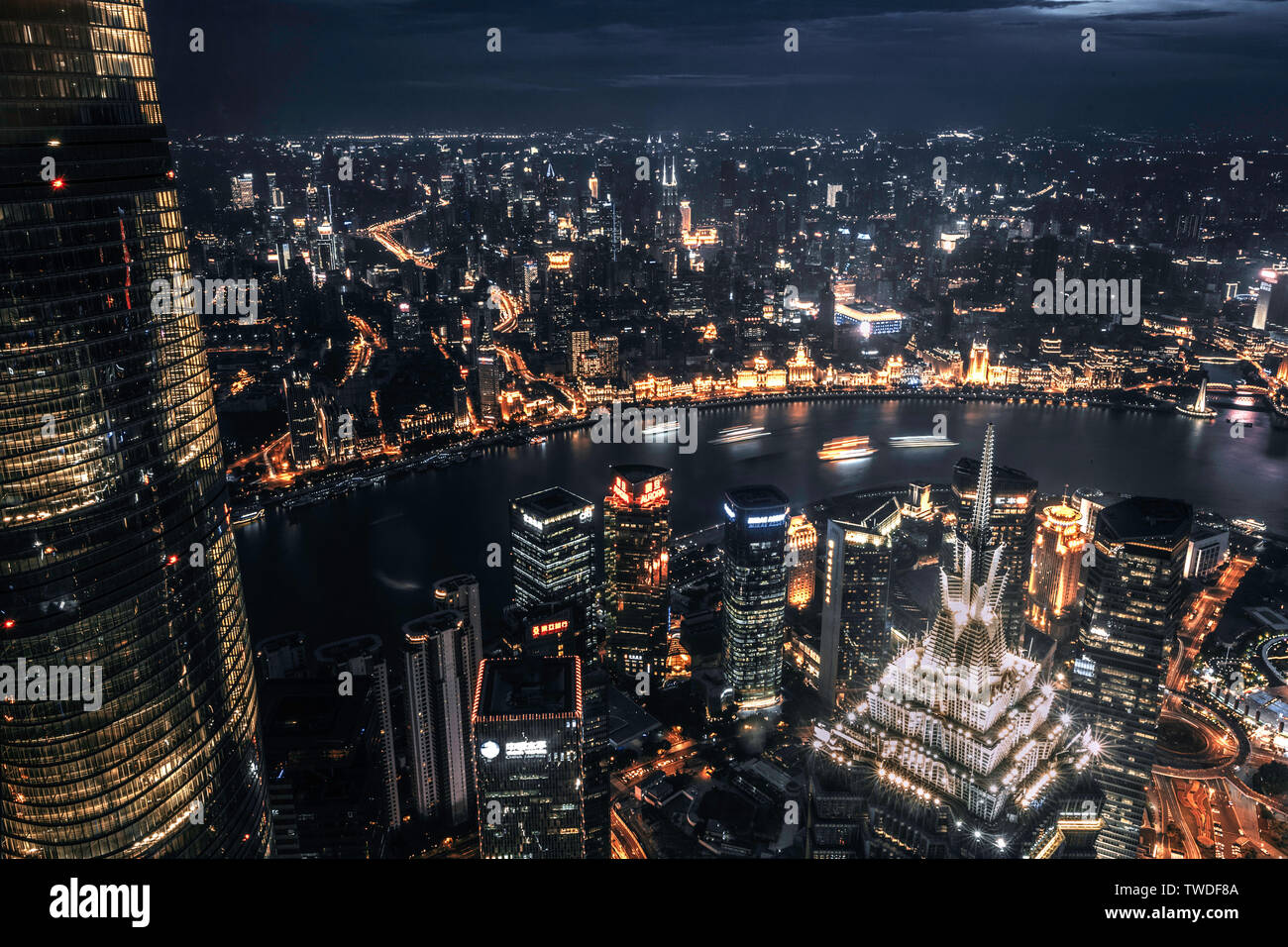 Lujiazui birds eye view hi-res stock photography and images - Alamy