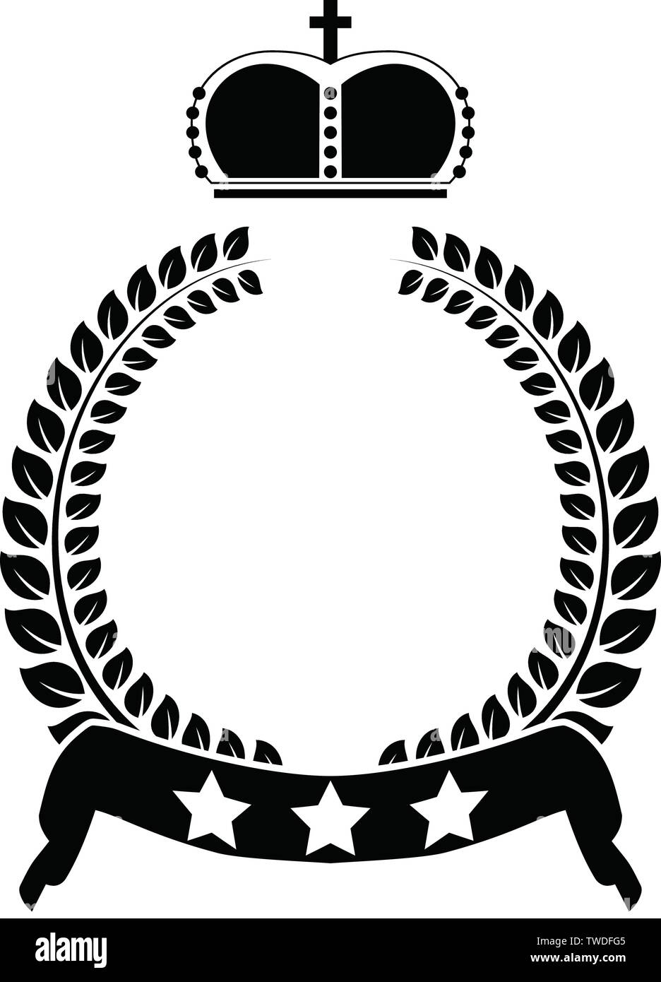 Laurel gold Black and White Stock Photos & Images - Alamy