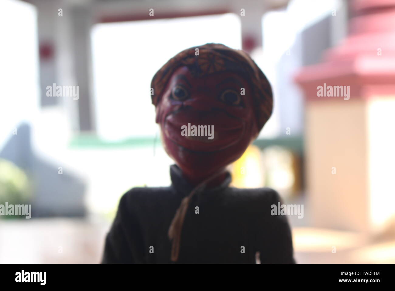 cepot funny - famous puppet sunda figure Stock Photo - Alamy