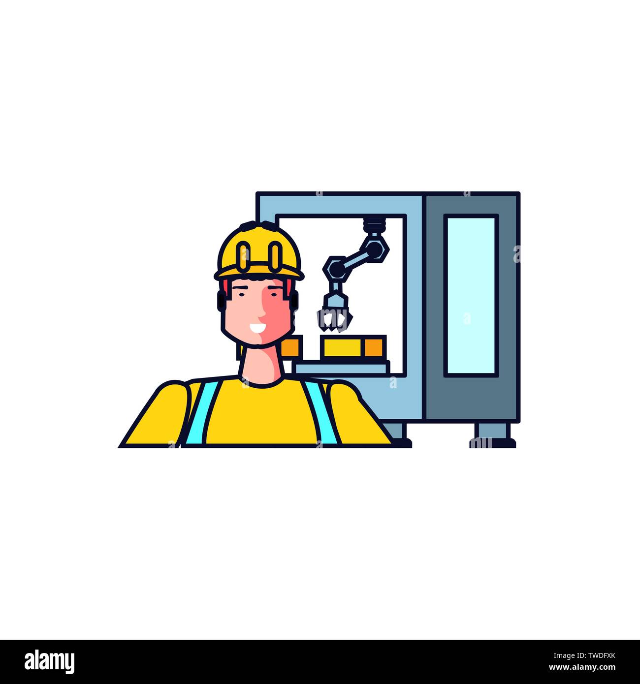 Worker design, Working occupation person job corporate employee and ...