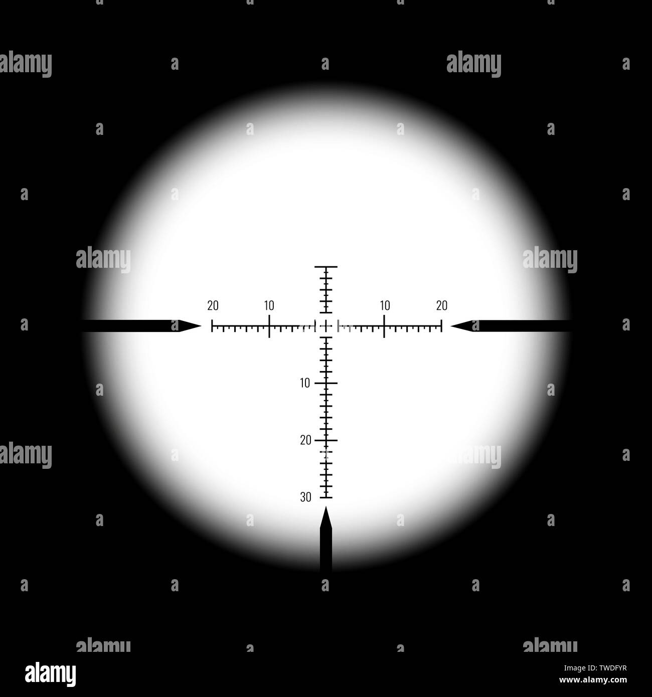 Rifle optical sight Stock Vector Image & Art - Alamy