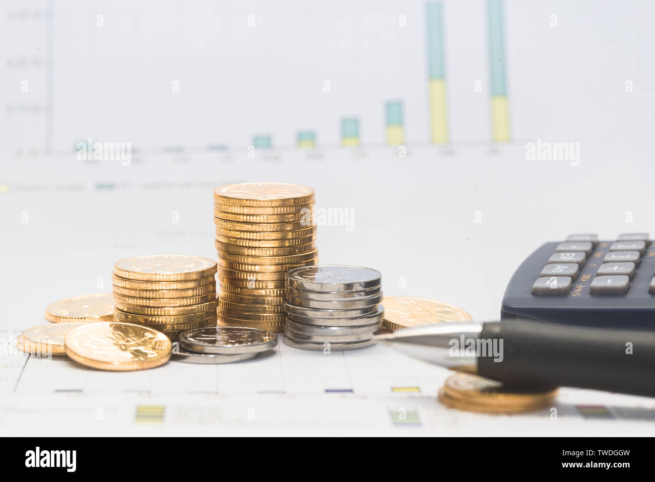 Creative diagram of business accounting concept Stock Photo - Alamy