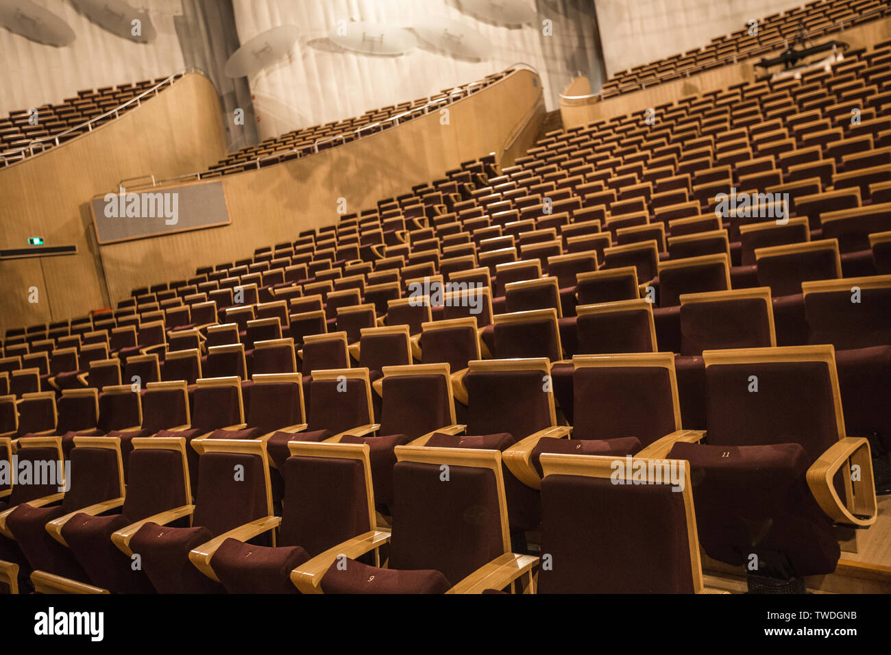 Inside the concert hall Stock Photo - Alamy