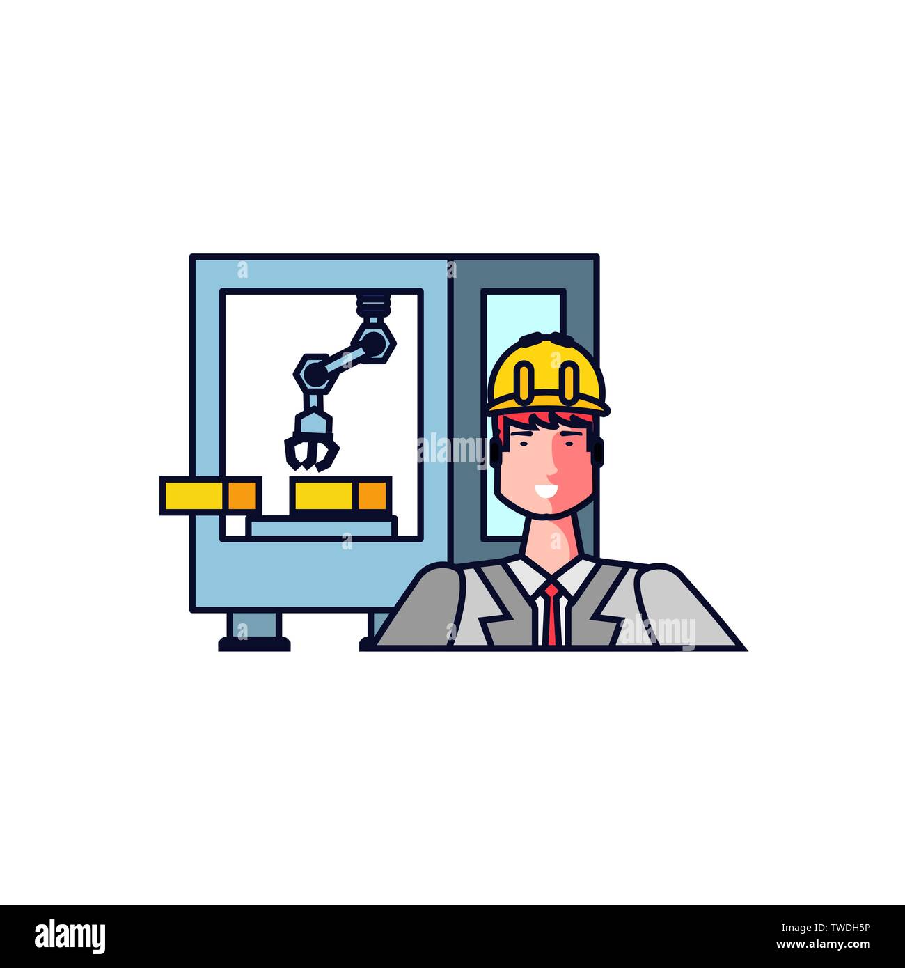 Worker design, Working occupation person job corporate employee and ...